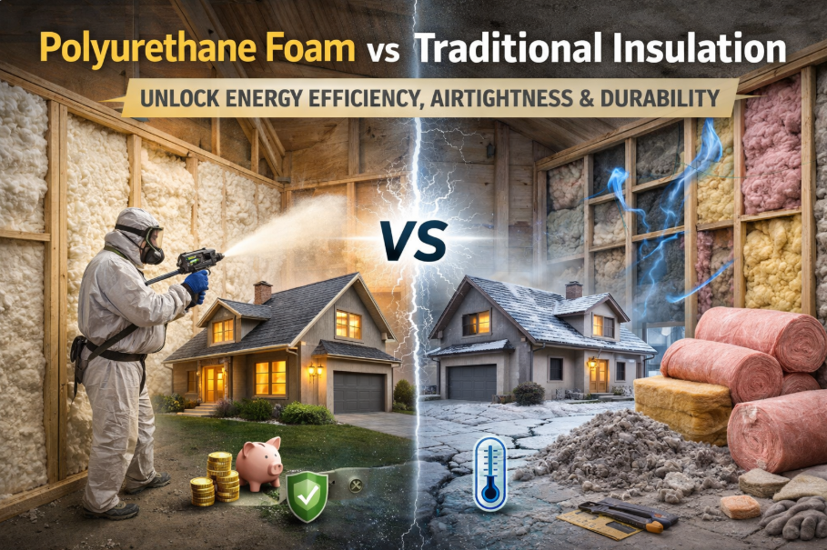 Polyurethane Foam vs Traditional Insulation: Unlock Energy Efficiency ...